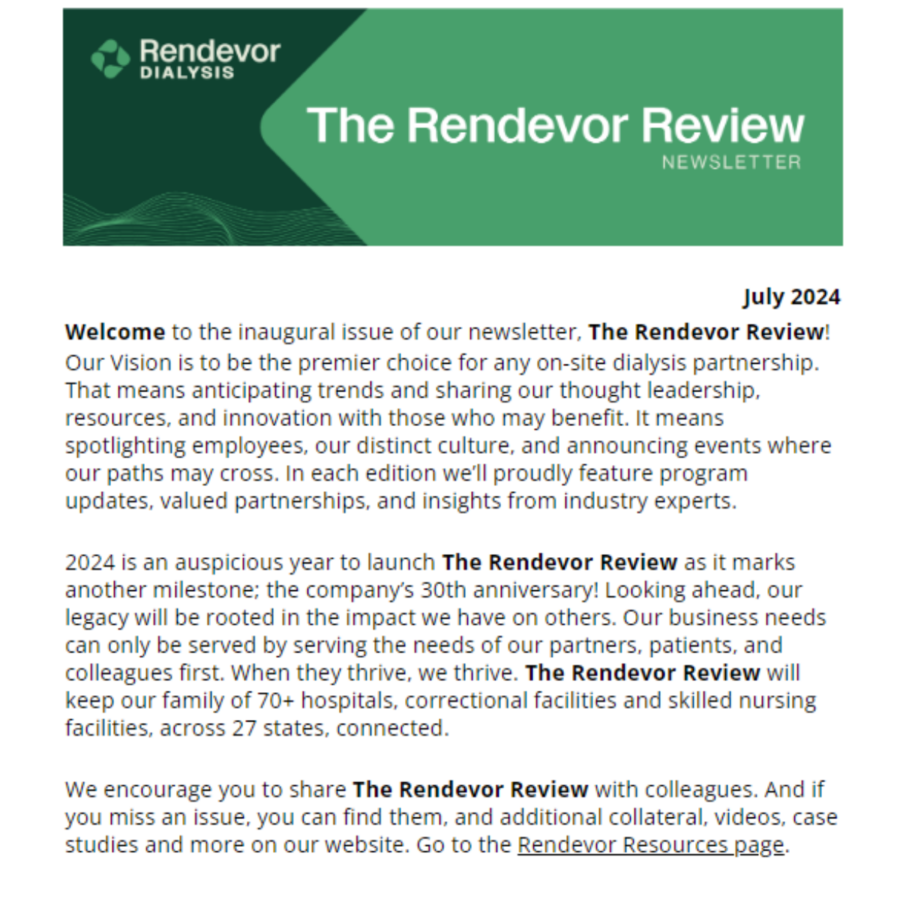 Resources - Rendevor Dialysis